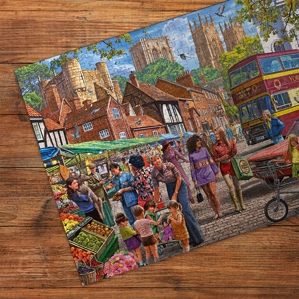 Gibsons York Market 250 extra large piece jigsaw puzzle