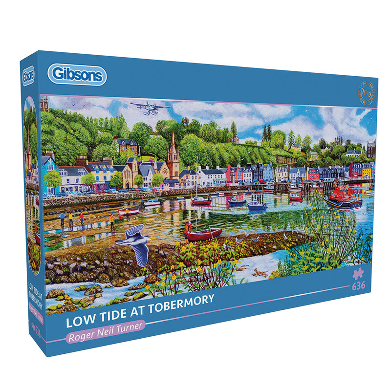 Low Tide at Tobermory | 636 Piece Panoramic Puzzle – GIBSONS