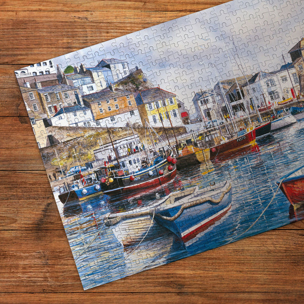 Gibsons Cornwall by the Sea 4 x 500 Multi-box Jigsaw Puzzles for Adults