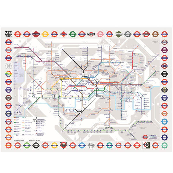 London Tube Map | 1000 Piece Jigsaw Puzzle – Gibsons