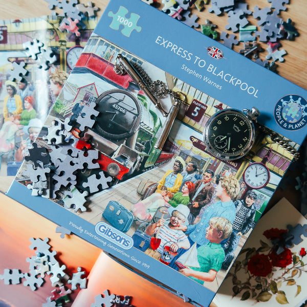 Gibsons Express to Blackpool 1000 Piece Jigsaw Puzzle