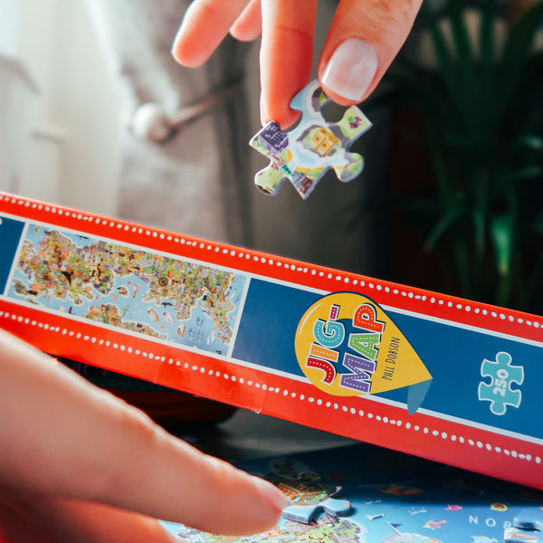 Gibsons Great Britain & Ireland Jigmap 250 Piece Puzzle