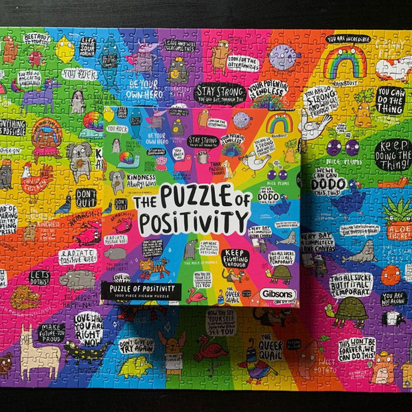 Puzzle of Positivity | 1000 Piece Jigsaw Puzzle – Gibsons